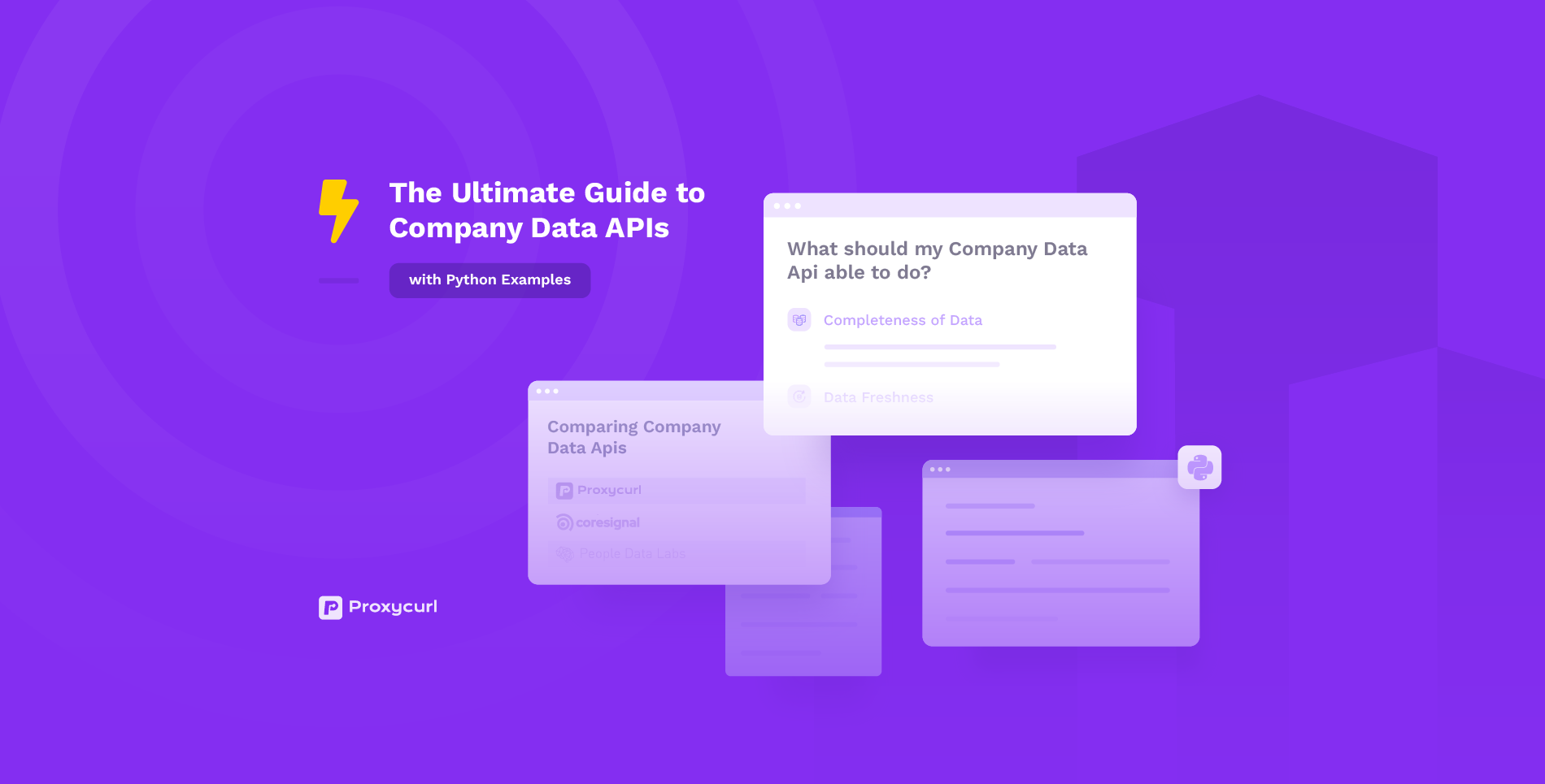 The Ultimate Guide To Company Data APIs with Python Examples 